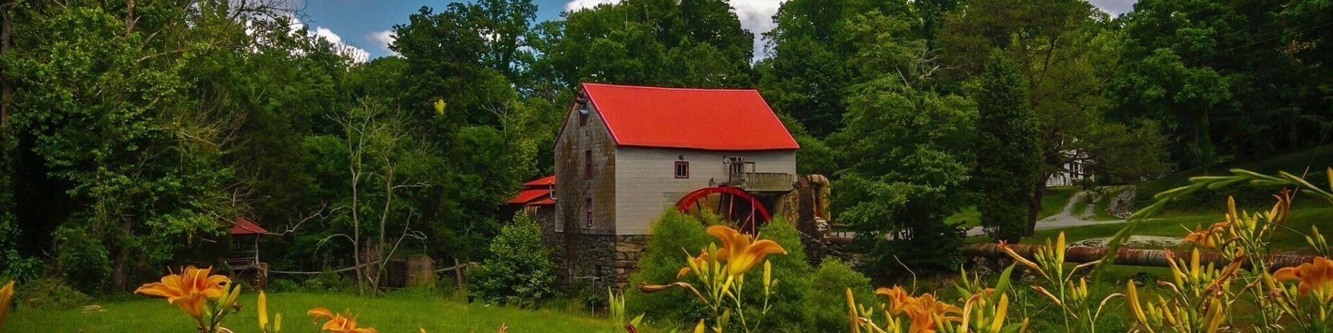 The Old Mill in Spring Time