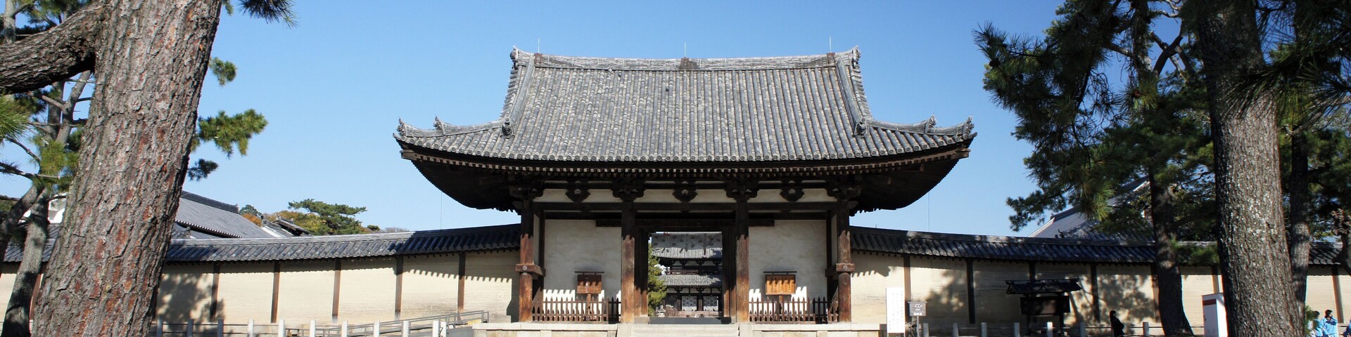 Nandaimon of Hōryū-ji is a Japan's National Treasure. Hōryū-ji is a Buddhist temple in Ikaruga, Nara prefecture, Japan. It was registered as part of the UNESCO World Heritage Site "Buddhist Monuments in the Hōryū-ji Area".
