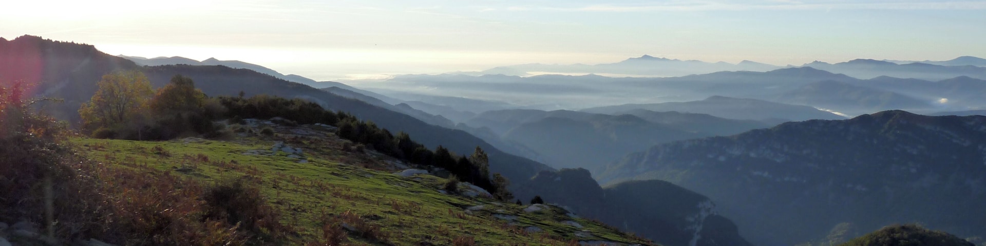 View on the Garrotxa near the Coma Negra