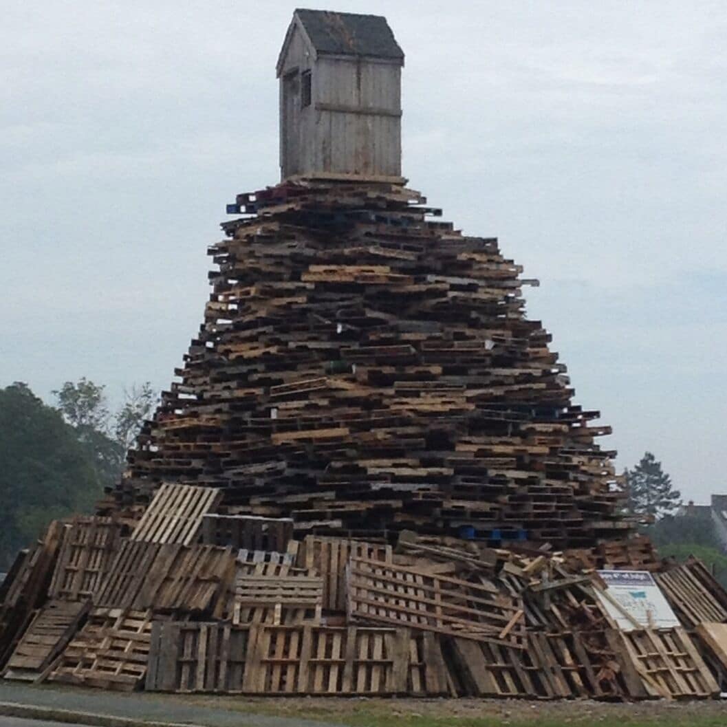 Every july 4th rockport has a spectacular bonfire at back beach. tomorrow at nightfall the beach, harbor and whole neighborhood will be aglow!