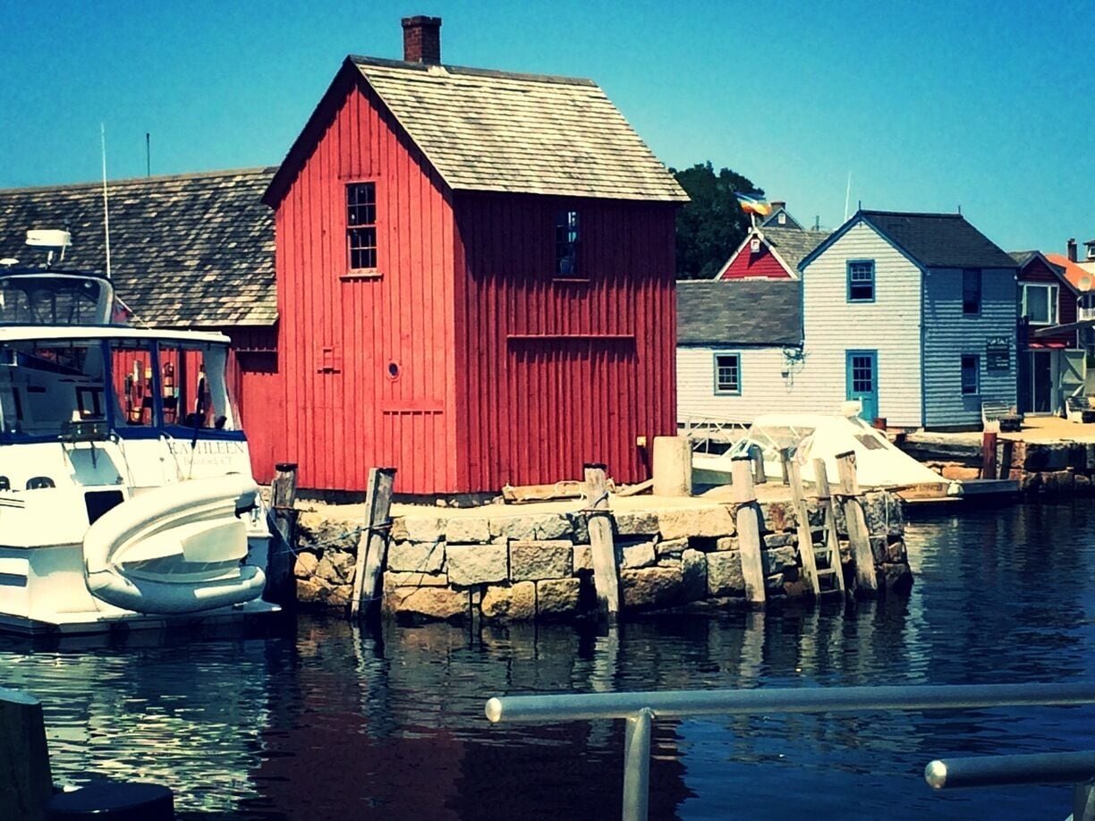 Motif No.1 one of the most widely painted structures in New England. Located in Rockport, MA
