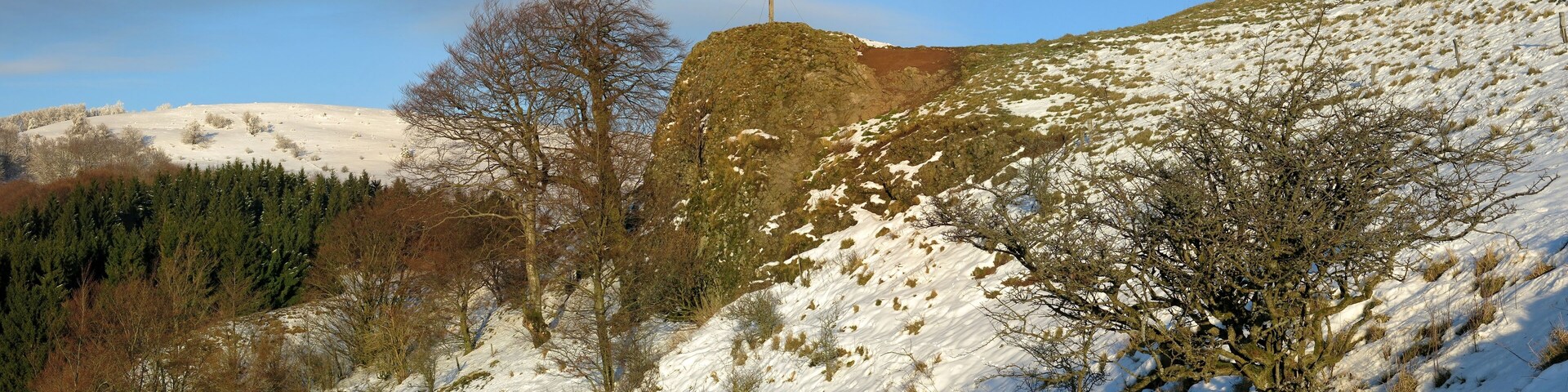 Rockenstein in the Rhön Mountains near Oberweißenbrunn