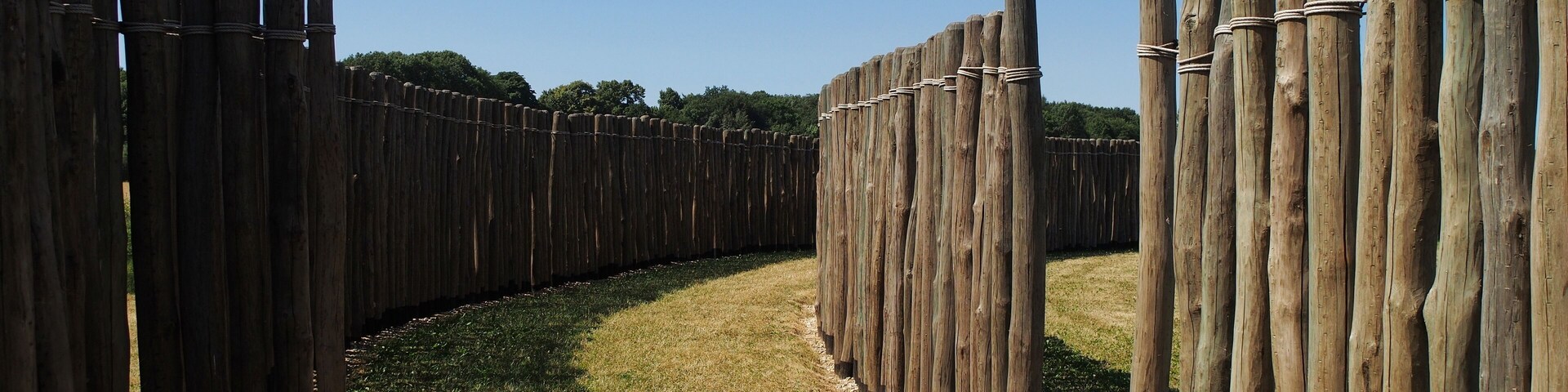 Detail of Goseck Circle (prehistoric solar observatory)