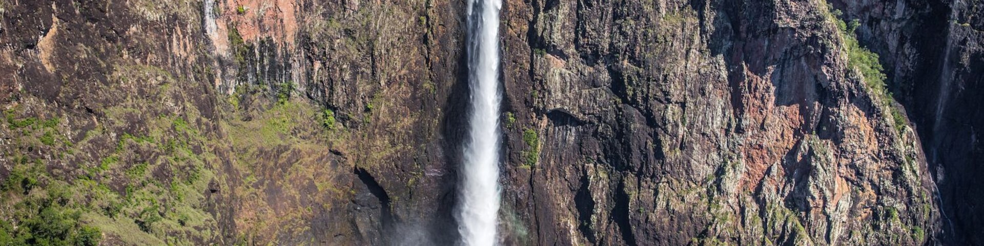 North of Townsville is Australia's highest waterfall.