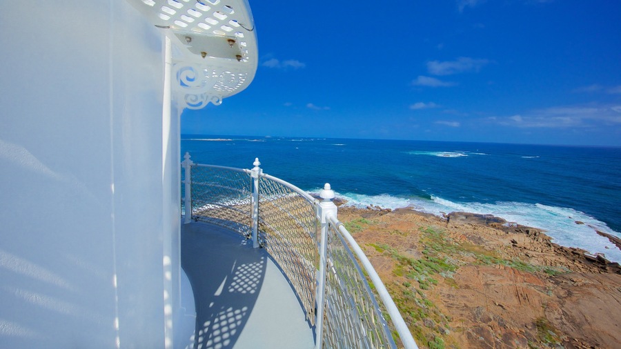 Leeuwin showing general coastal views, a lighthouse and views