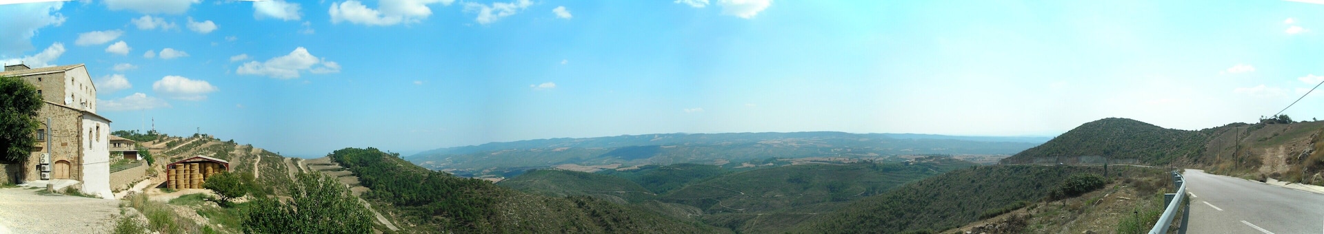 Vista des del santuari de Pinós mirant el sud