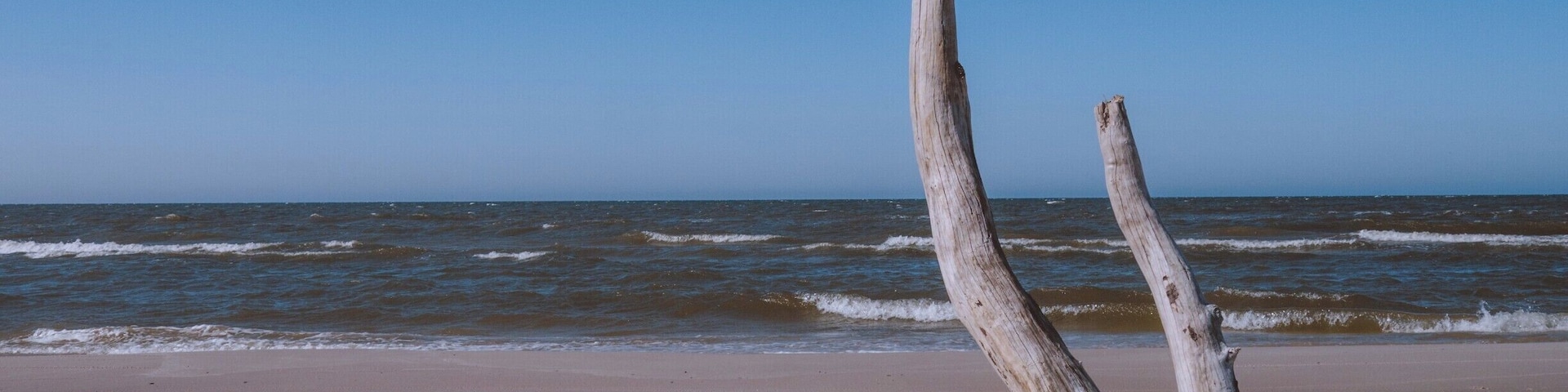 One of the least crowded beaches in Poland
