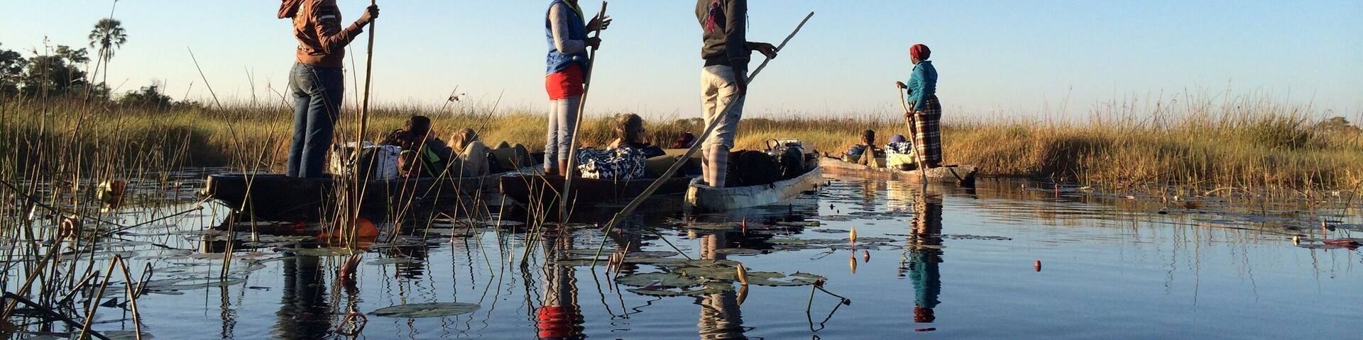 My favorite place anywhere in the world I've been! Peace & Tranquility in the middle of nowhere surrounded by African bush and the potential for visits from wildlife. The locals were great! Beautiful Botswana!