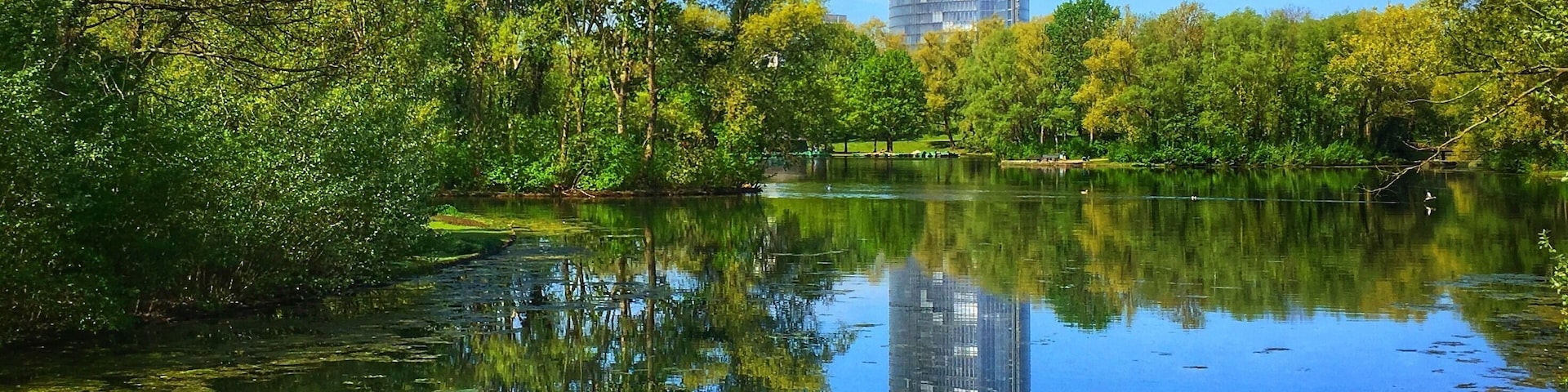 Nice view of German Post Head quater Tower in Bonn