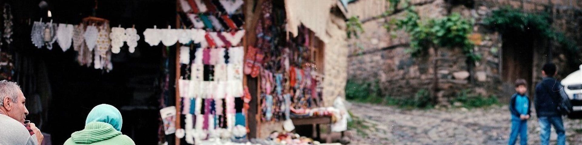 10 mins from the town of Bursa, at the foot of Uludag Mountain, you will find Cumalikizik Village. A town with more than 150 well preserved houses built 200 years ago during the Ottoman Empire. Catch the traditional breakfast overthere.. Yummy!!