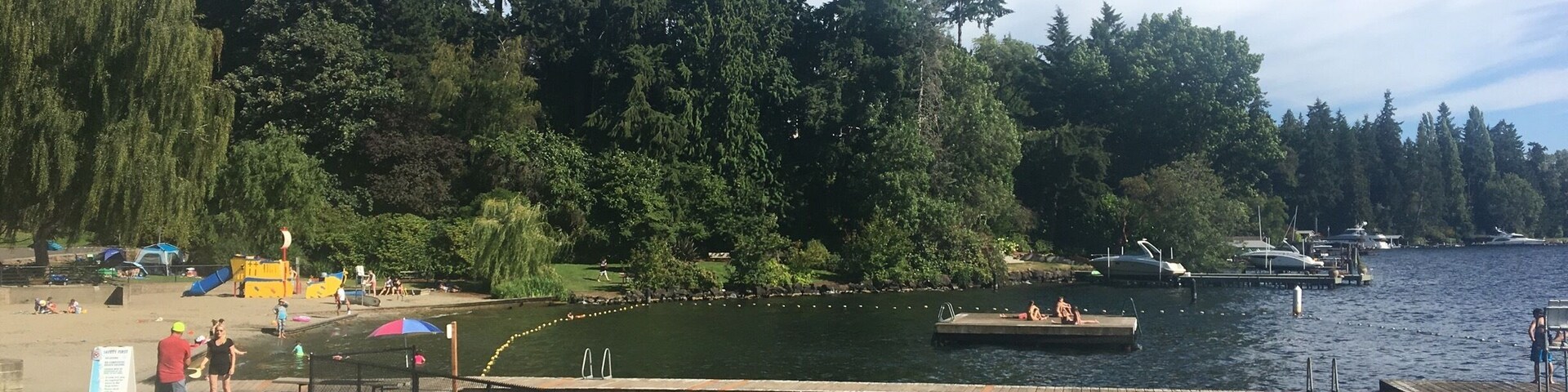 A beautiful little beach not far from Bellevue