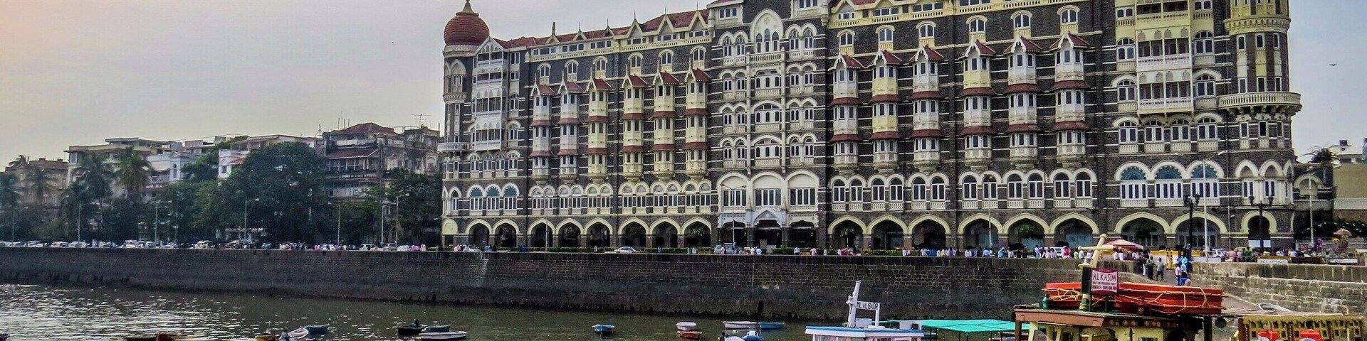 Taj Mahal Palace Hotel in Mumbai, India.