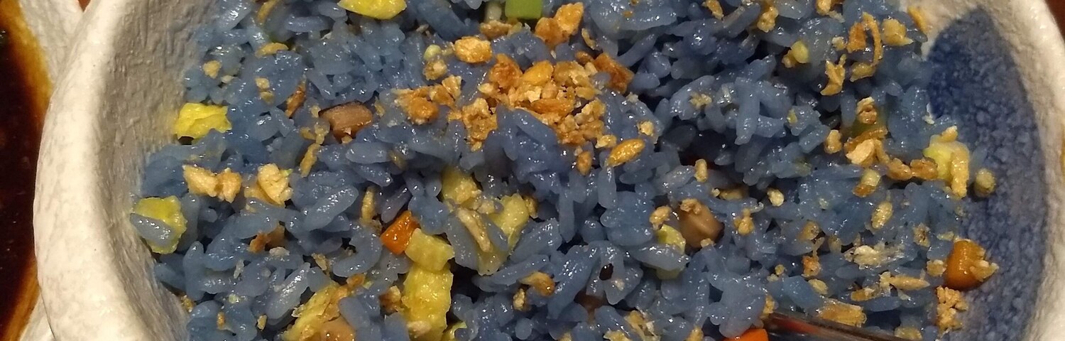 Blue Rice #TroverFoodies