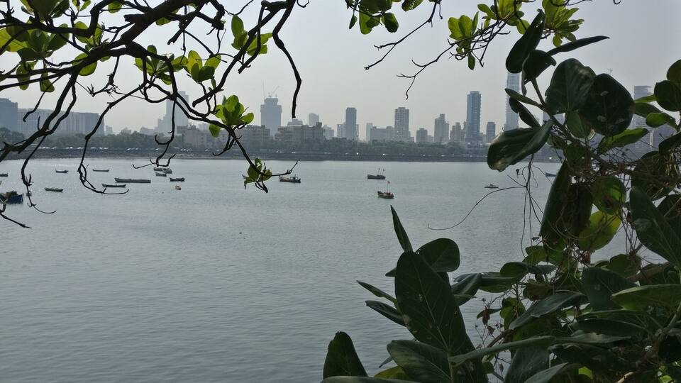 View from the lesser known Mahajani Dargah on the other side of Haji Ali dargah. A calmer place with very little crowd.