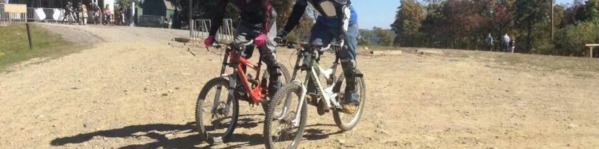 Downhill Mountain Biking at Mountain Creek with my best friend. What more could I ask for? Beautiful day, lots of awesome trails, got some nice air, had tons of fun!!