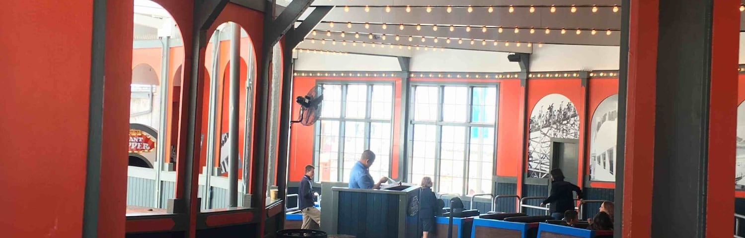 Gotta ride this 100 year old wooden roller Coaster on the Santa Cruz Beach Boardwalk