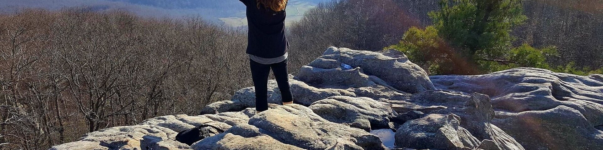 Beautiful day with beautiful views at the overlook