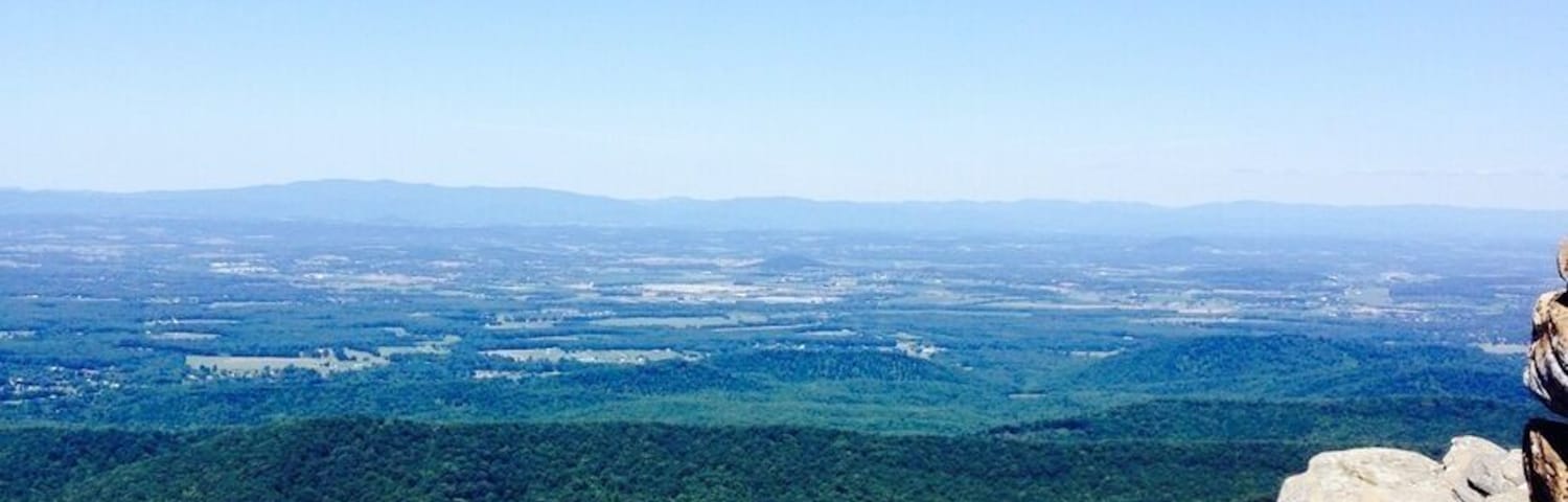 One of my favorite hikes around Charlottesville. Pick up a sandwich from Bellair in the morning and enjoy a picnic on the rocks. Then, stop by a brewery or winery on the way back to town.