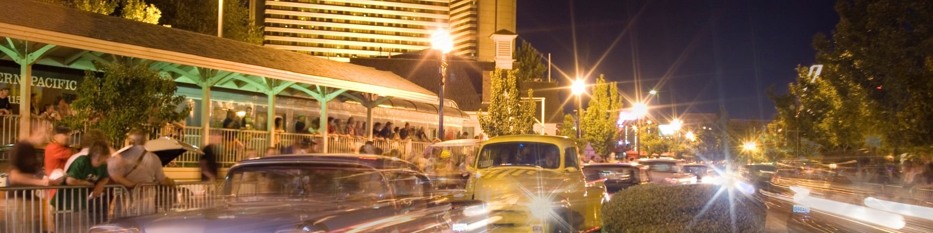 Sparks featuring a city and night scenes