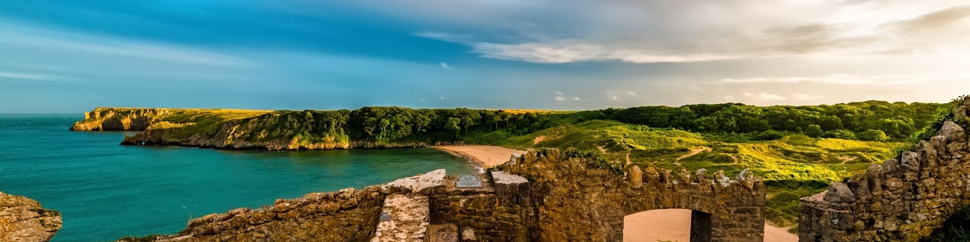 A small bay backed by dunes and pine trees, accessible only by a half mile walk from the nearest car park. Swathes of golden sand and crystal clear waters, Barafundle has been voted many, many times as one of the best beaches in Britain and the world; it’s often likened to a Caribbean beach! This pristine beach is isolated which means no facilities; so everything you take has to come back up over the cliffs.
#instone #remotebeach #roadtrip #reflections #beach #wales #uk #seaside #sea #coast #coastal #pembrokeshire #britain #stones
Location
Nearest town: Stackpole Quay
County: Benfro / Pembrokeshire
Latitude/Longitude: 51.6175, -4.90087
Postcode: SA71 5LS
(postcode is for sat-nav purposes only, and may not represent the actual address of the beach)
Access
From the road between Stackpole and Freshwater East. take the turning to Stackpole Quay. Access to the bay is via a 1km path leading from the car park. then a steep cliff path.