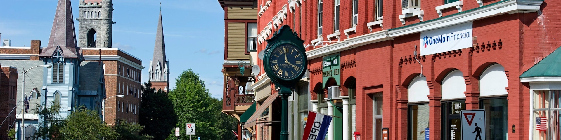 St. Johnsbury which includes street scenes
