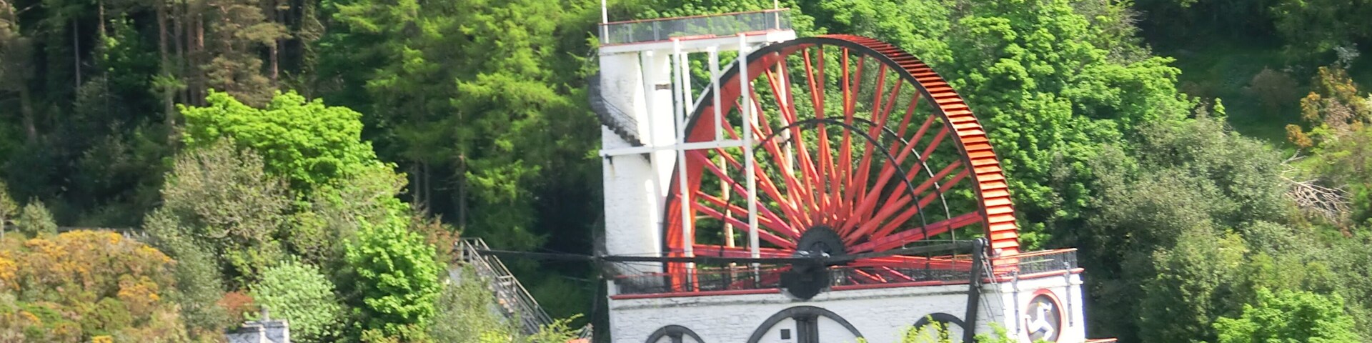 Laxey Wheel from the Tram