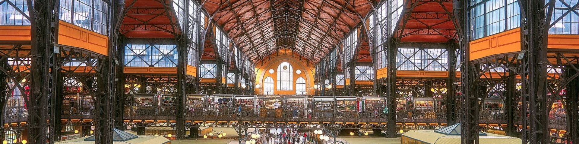 Get just about anything here. I shopped here often in my two months living in Budapest.