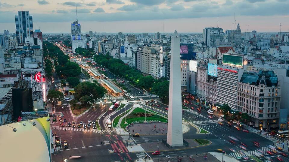 Famed landmark of Buenos Aires