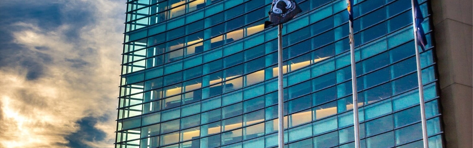 Night view Buffalo NY