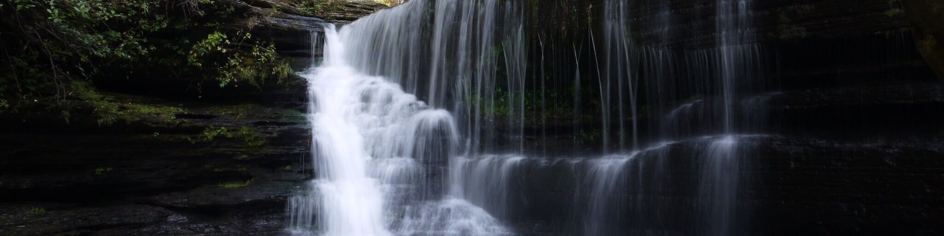 Long exposure photo of Upper Greeter Falls