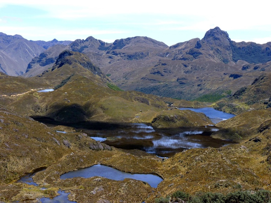 Amazing place for hiking. This is the view near the peak at (4200 metres), where the landscape gets a little lunar. #hiking