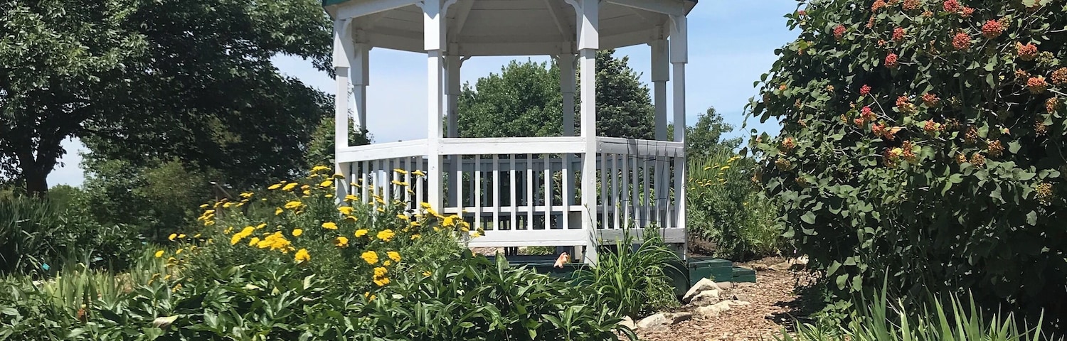 Pretty little gazebo for a little picnic.