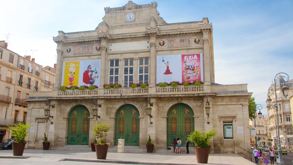 Beziers showing heritage elements and a city