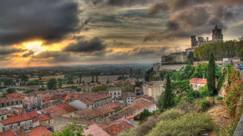 Sunset sur Béziers