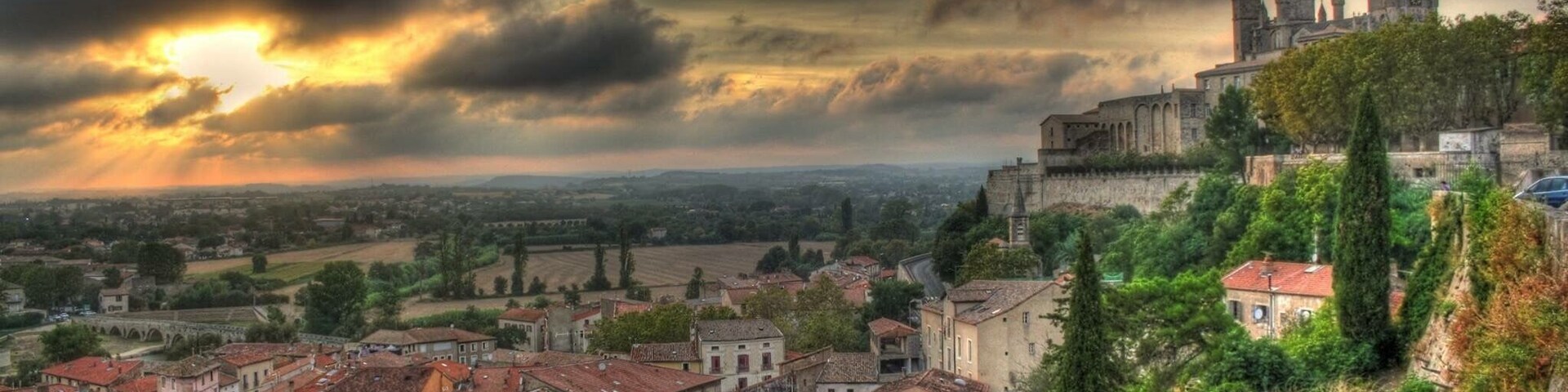 Sunset sur Béziers