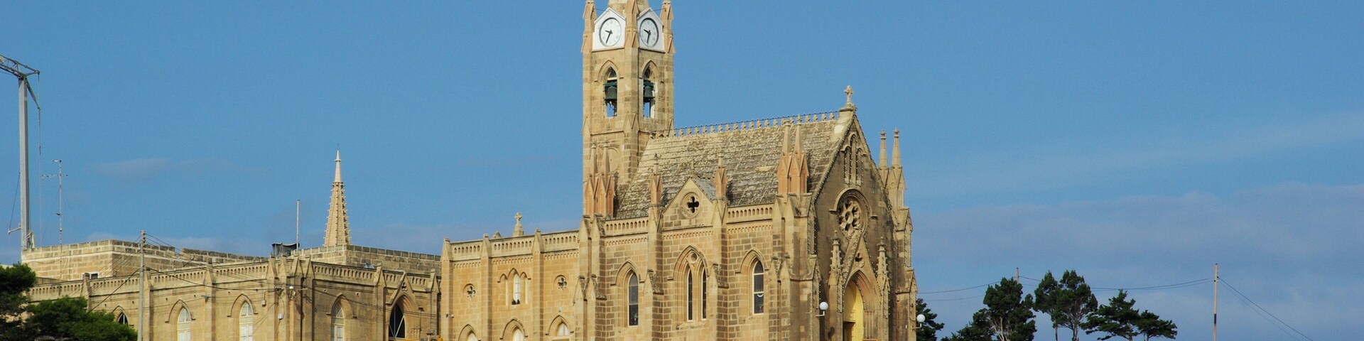 Malta, Gozo, Għajnsielem, Our lady of Lourdes church