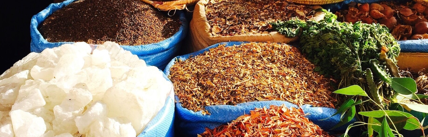 Food stands at the New Medina #market
