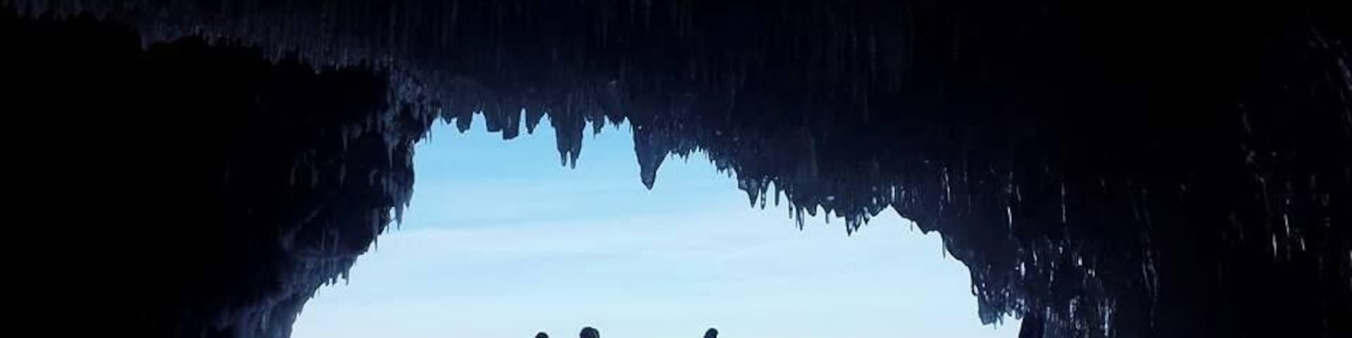 On average once every 35 years does the winter get cold enough for the ice caves to form on Lake Superior.