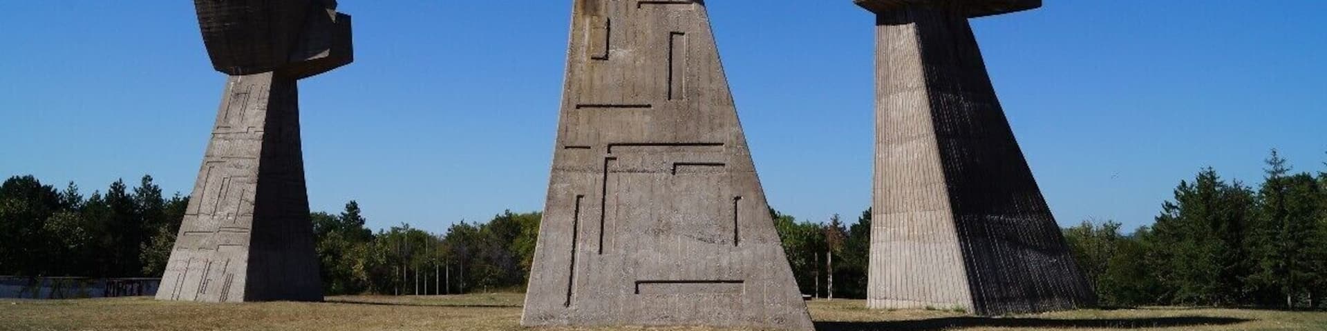Bubanj is a striking memorial in the town of Niš, in Serbia. The hill was the setting for the execution of more than 10,000 people from Niš. The Germans had a concentration camp near by and brought the prisoners here to be shot during World War II. Trenches were dug to hide the bodies, but they were later dug up and burnt to hide any evidence of the killings.
You can catch a bus (#4) here, but I recommend a taxi.
