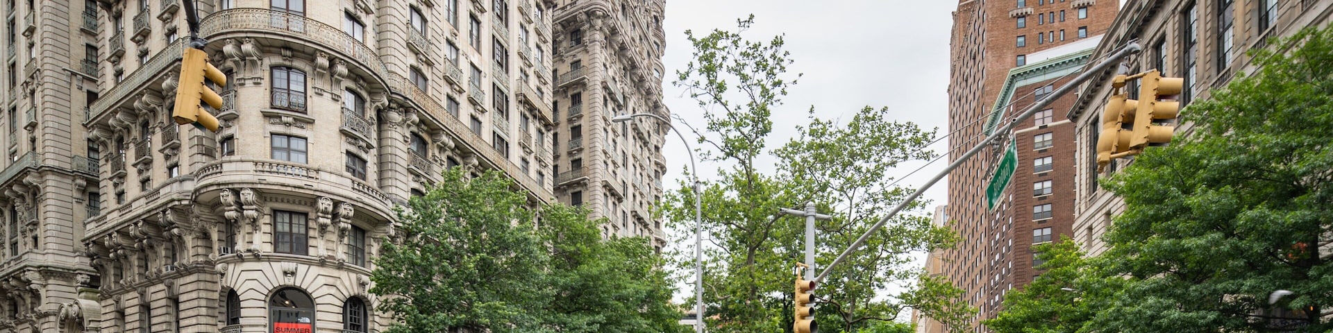 Upper West Side which includes heritage architecture, street scenes and a city