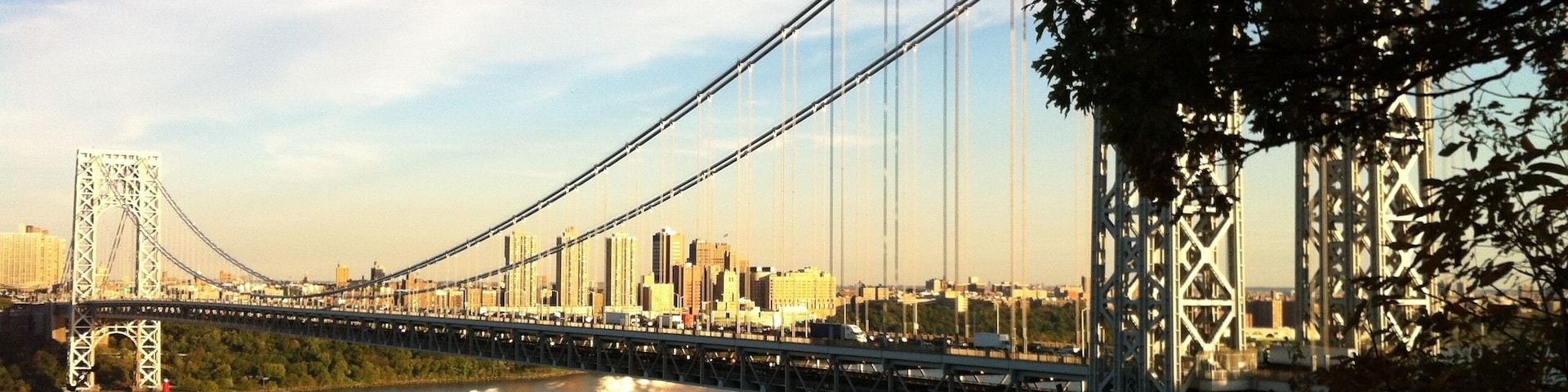 Looking over at New York.