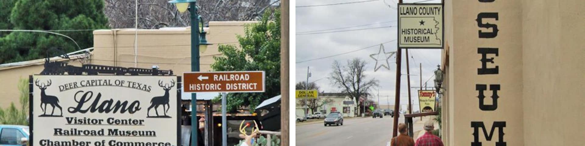 Walking around Llano