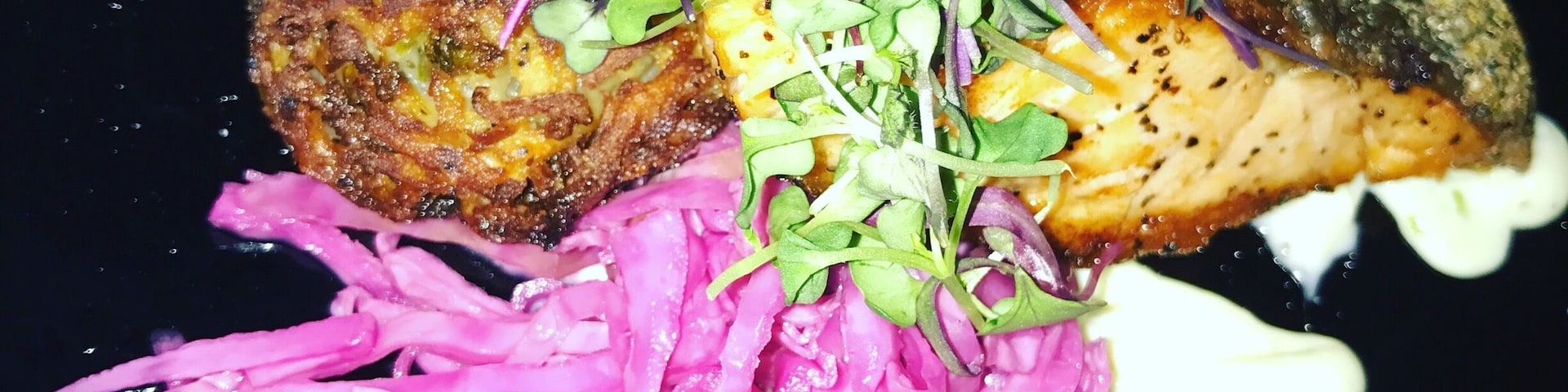 Odd location but excellent, inventive food.