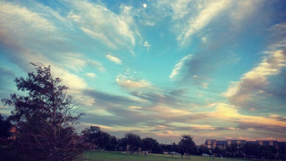 Quaint little park with some walking trails and pond. Located next to a small shopping center. Nice place to spend an afternoon.
This picture was taken on the wraparound bridge on the water.