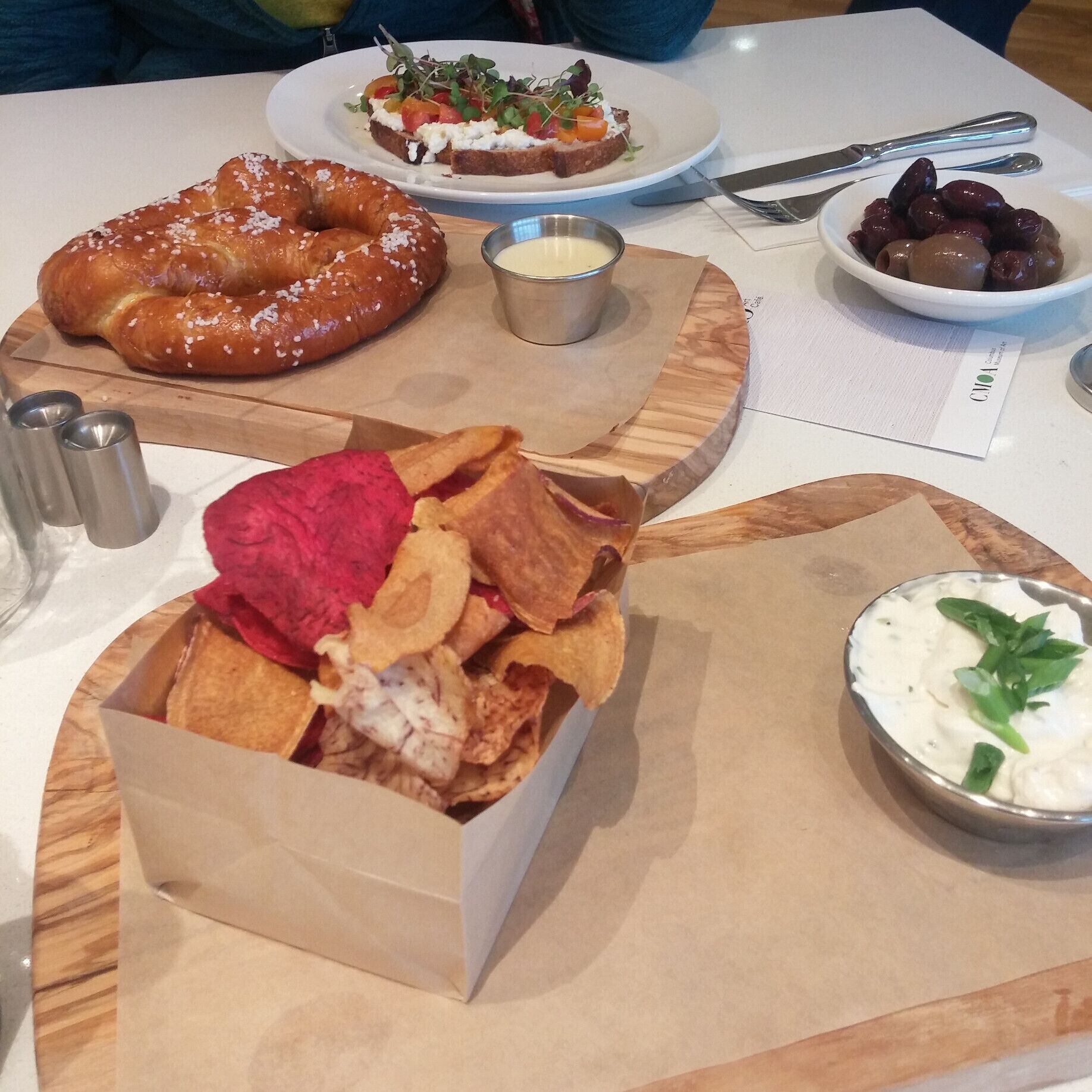 A collection of snacks from the new Schokko Art Cafe inside the mueseum.
The Columbus Museum of Art recently opened the Margaret M. Walter Wing (which adds 50,000 square feet of new space). 
The Columbus Museum of Art always seemed diminutive compare to other art museums in the state. This new space completely reinvents the experience of visiting the museum.