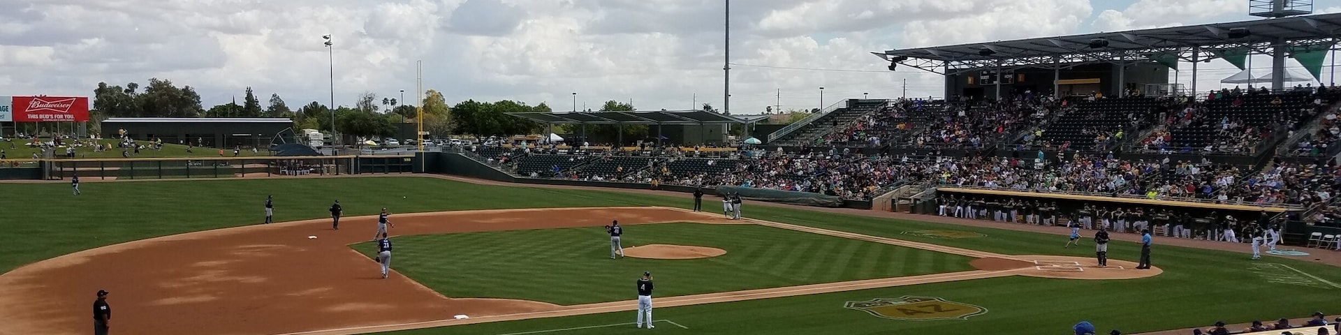 Beautiful day for a spring training game
