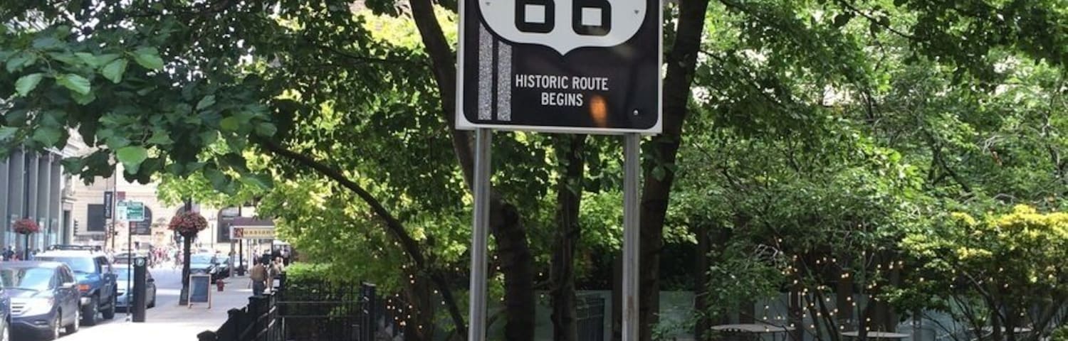 The beginning of Route 66, let's get this road trip started!
