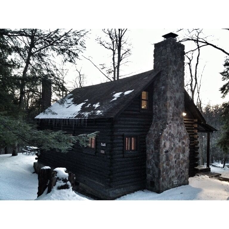 Little wood camping house.