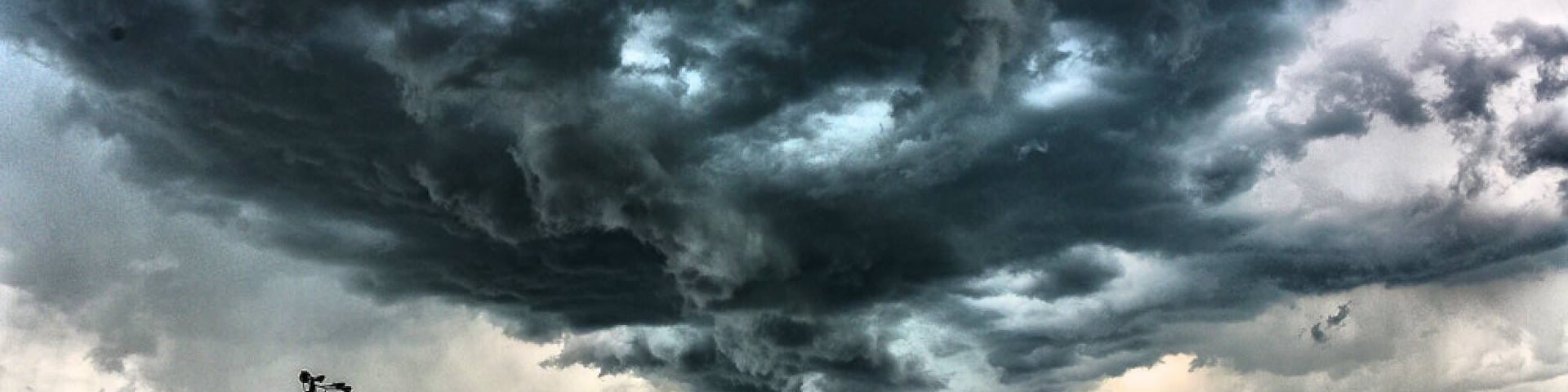 Crazy weather before NASCAR racing at Seekonk Speedway on a Summer Saturday night