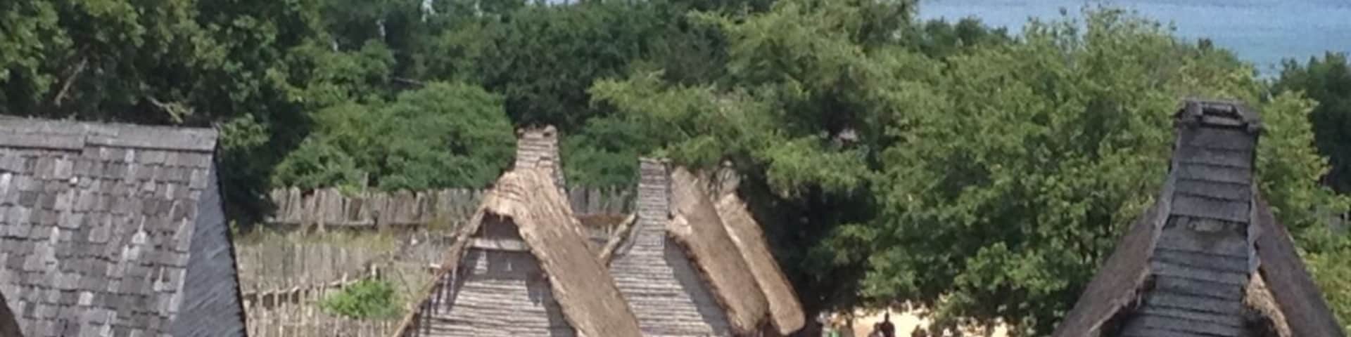 I must admit to being very skeptical about visiting the mock 1627 village of "Plimouth" with its population of Pilgrim actors, but I was actually pleasantly surprised with how well done it all was. All the "artifacts" are hand-made as they would have been, with some authentic 17th century antiques that they would have brought with them thrown in. Nicely done!